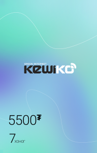 Цэнэглэгч картууд – Kewiko LLC